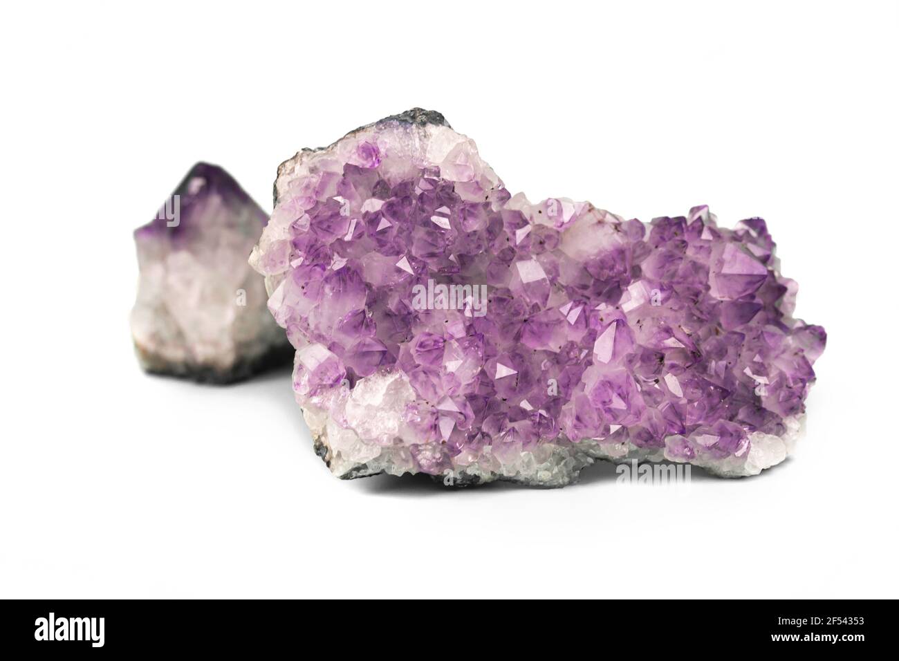 Beautiful amethyst crystal isolated hi-res stock photography and images ...