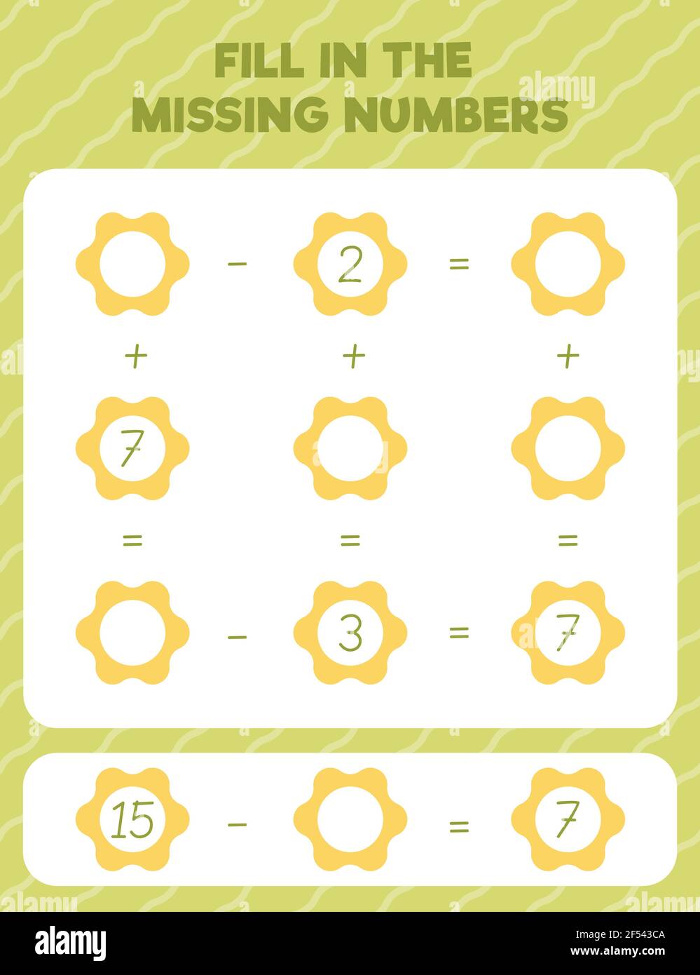 Fill in the missing numbers. Printable maths worksheet practice page ...