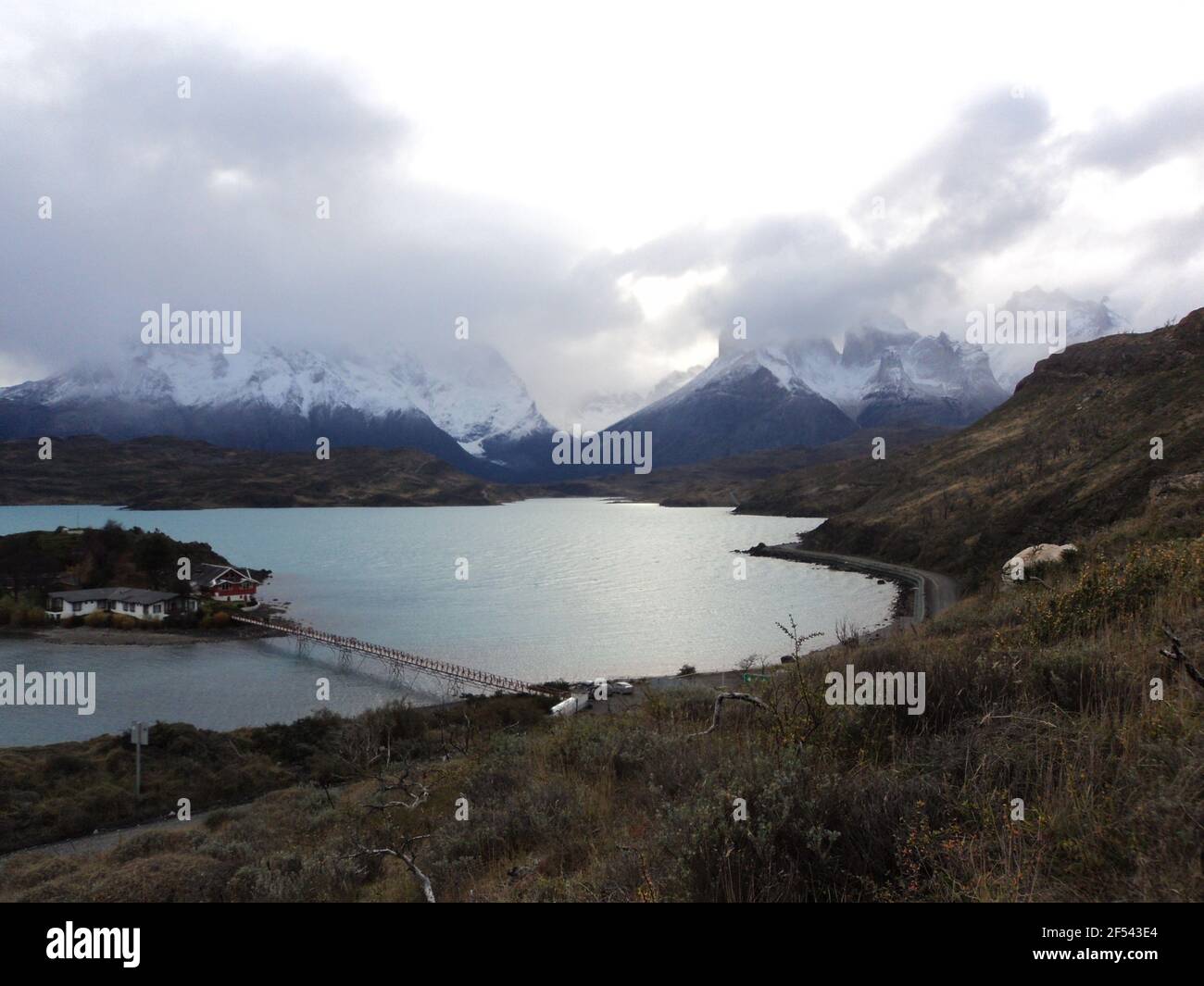Beautiful scenery of Torres del Paine National Park in Estancia, Chile ...