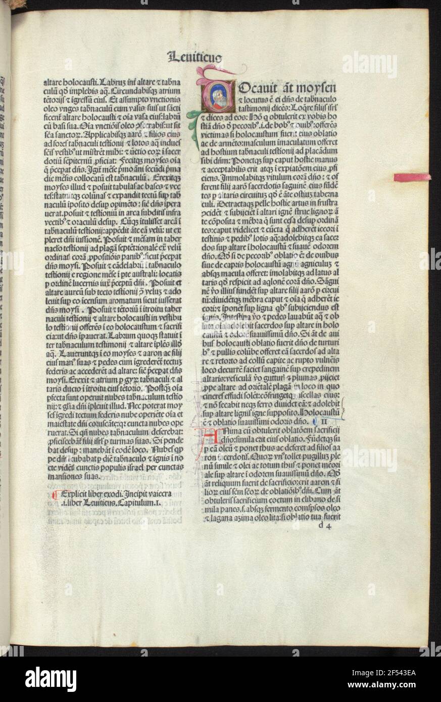 Latin Bible, 1479 Stock Photo - Alamy