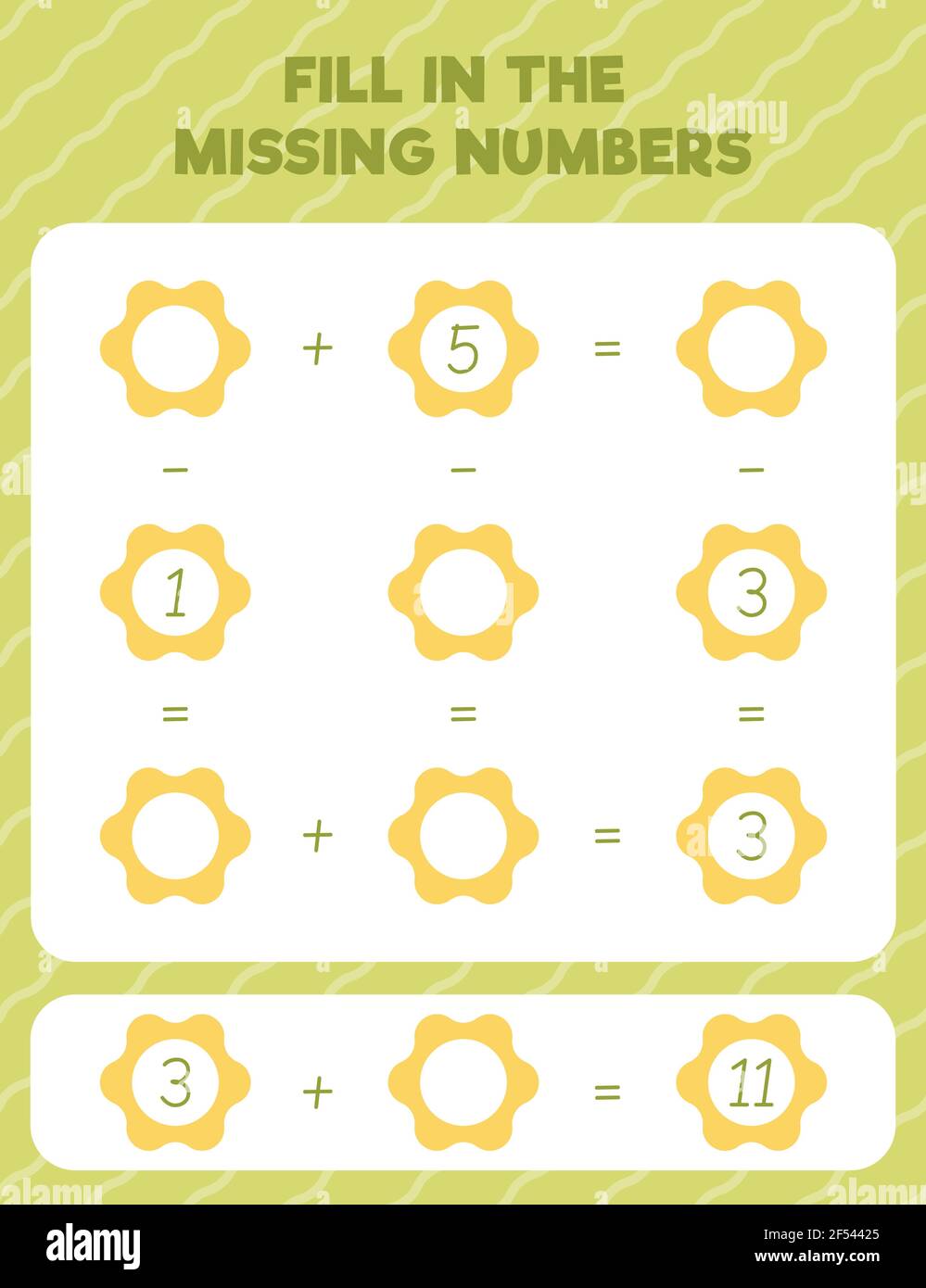 Fill in the missing numbers. Printable maths worksheet practice page ...