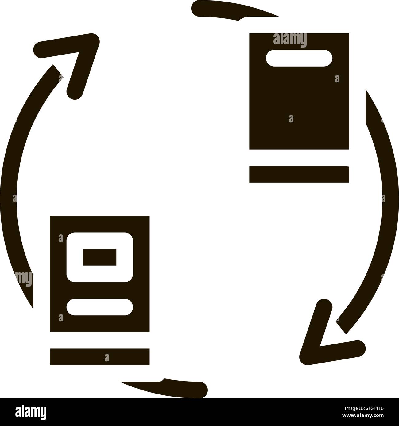 book sharing icon Vector Glyph Illustration Stock Vector Image & Art ...