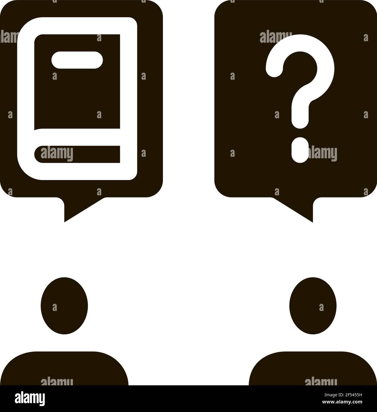 Book discussion dialogue icon Cut Out Stock Images & Pictures - Alamy