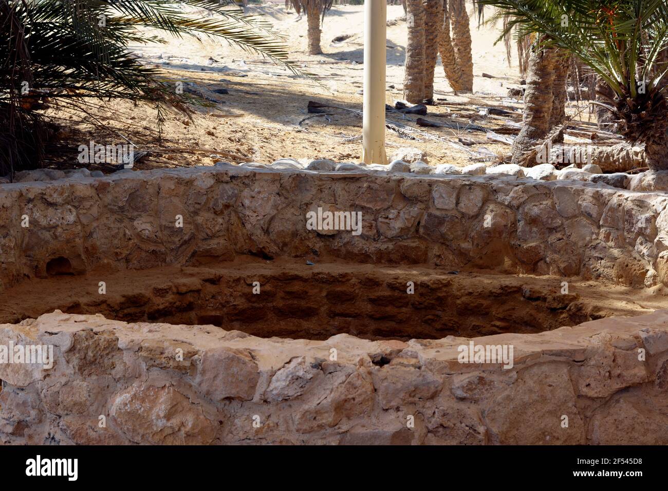 Moses Springs, Water wells and palms in Sinai Peninsula, Ras Sidr ...