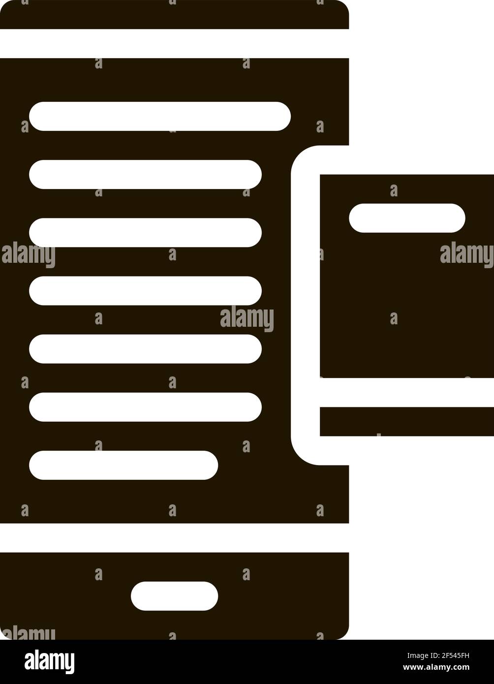 Ebook reader smartphone illustration Cut Out Stock Images & Pictures ...