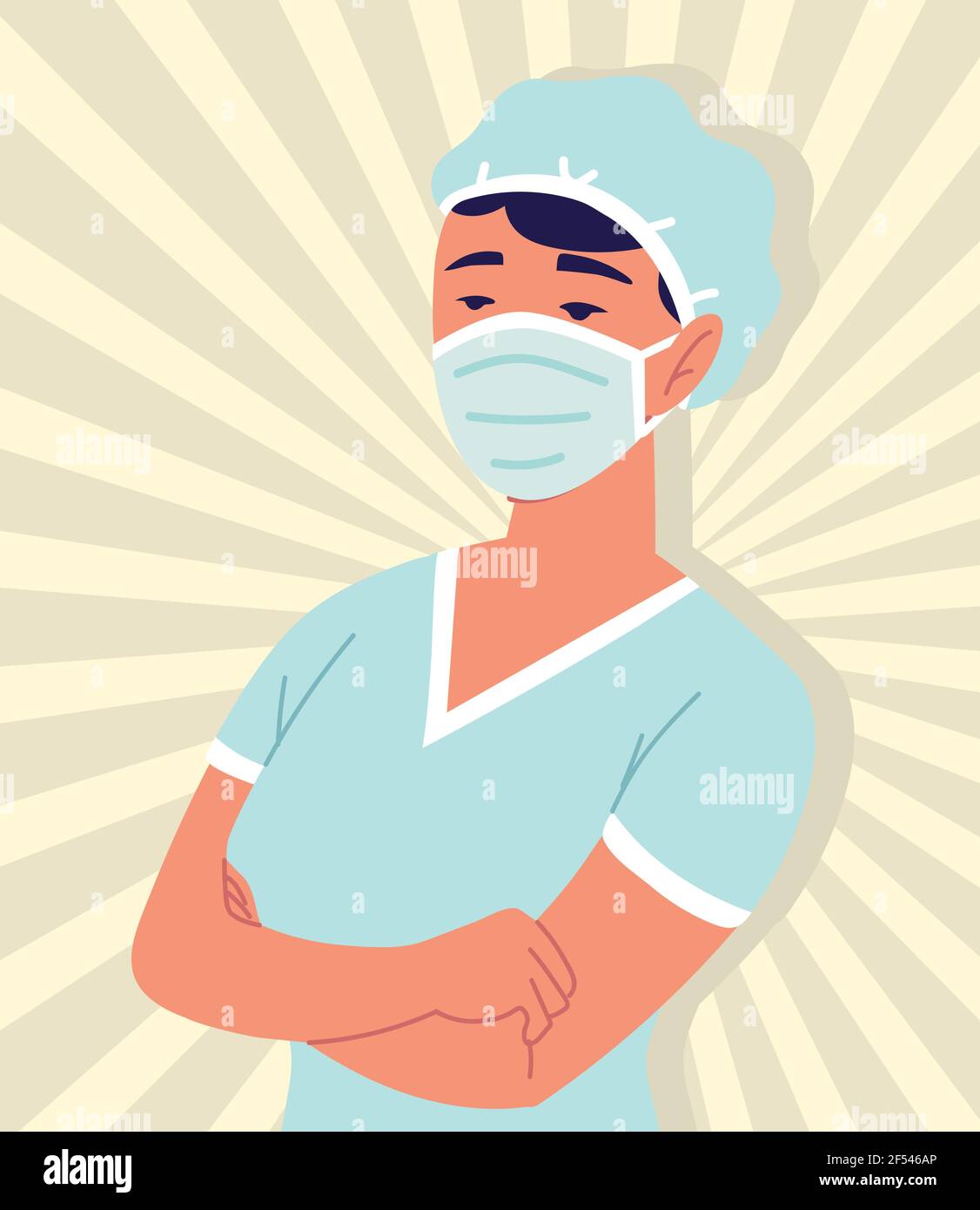 portrait nurse profession Stock Vector Image & Art - Alamy