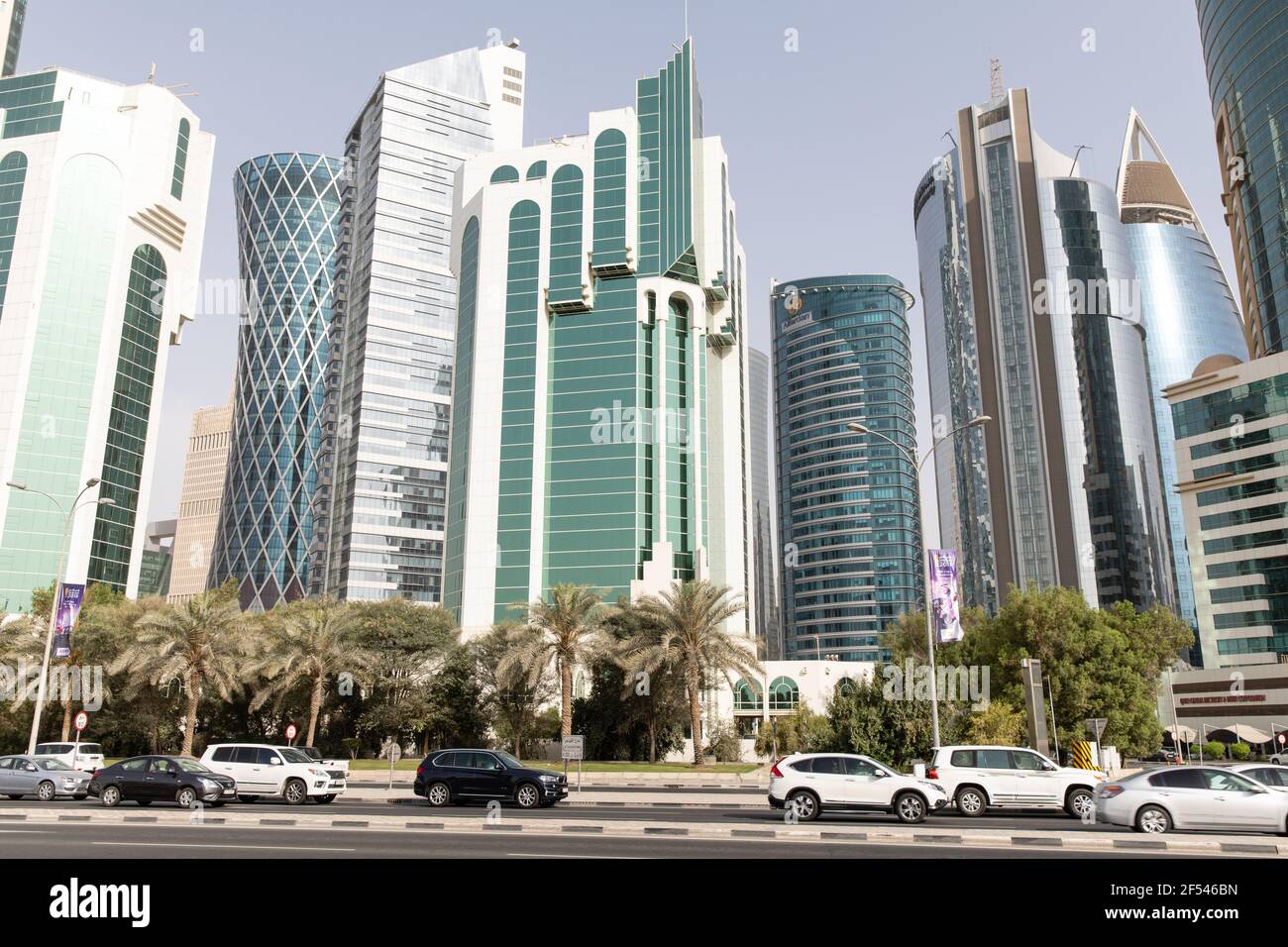 Downtown Doha, Qatar Stock Photo - Alamy