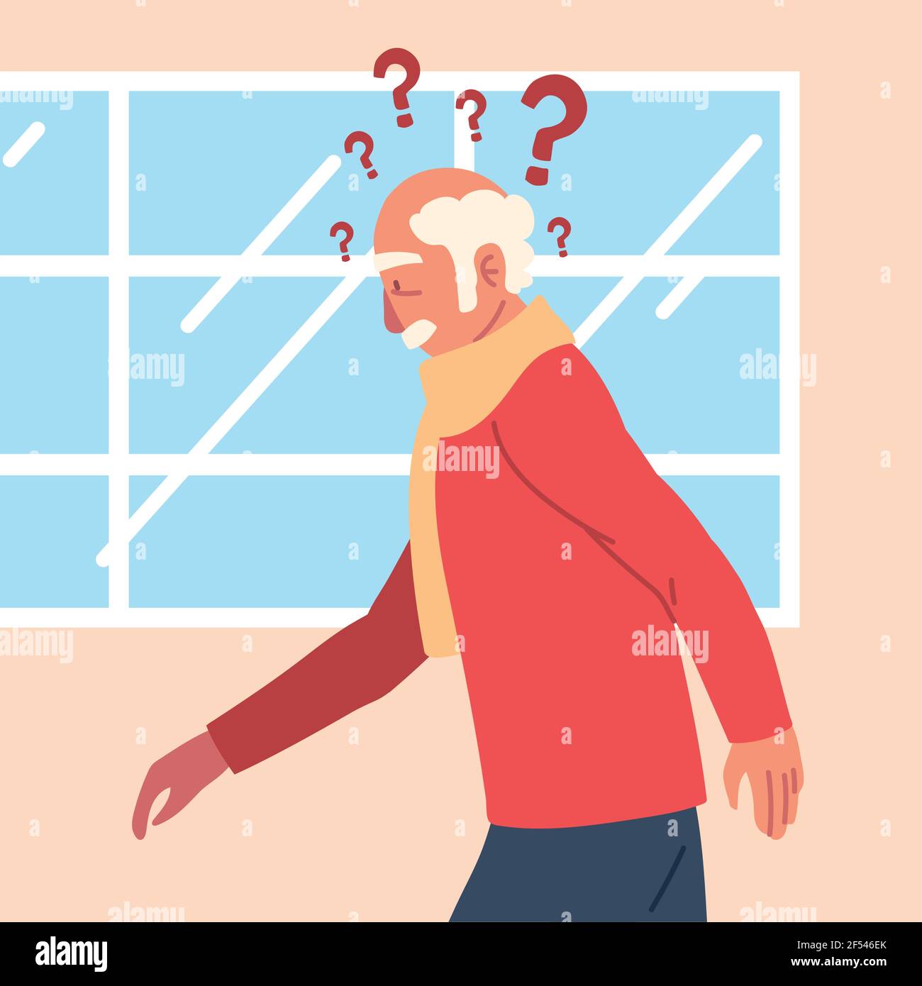 old man confused Stock Vector Image & Art - Alamy