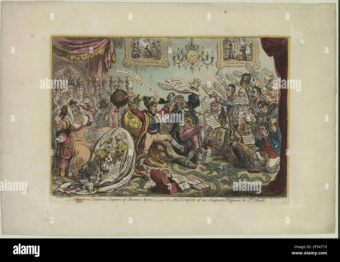French defeat in Calabria and Buenos Aires Stock Photo - Alamy