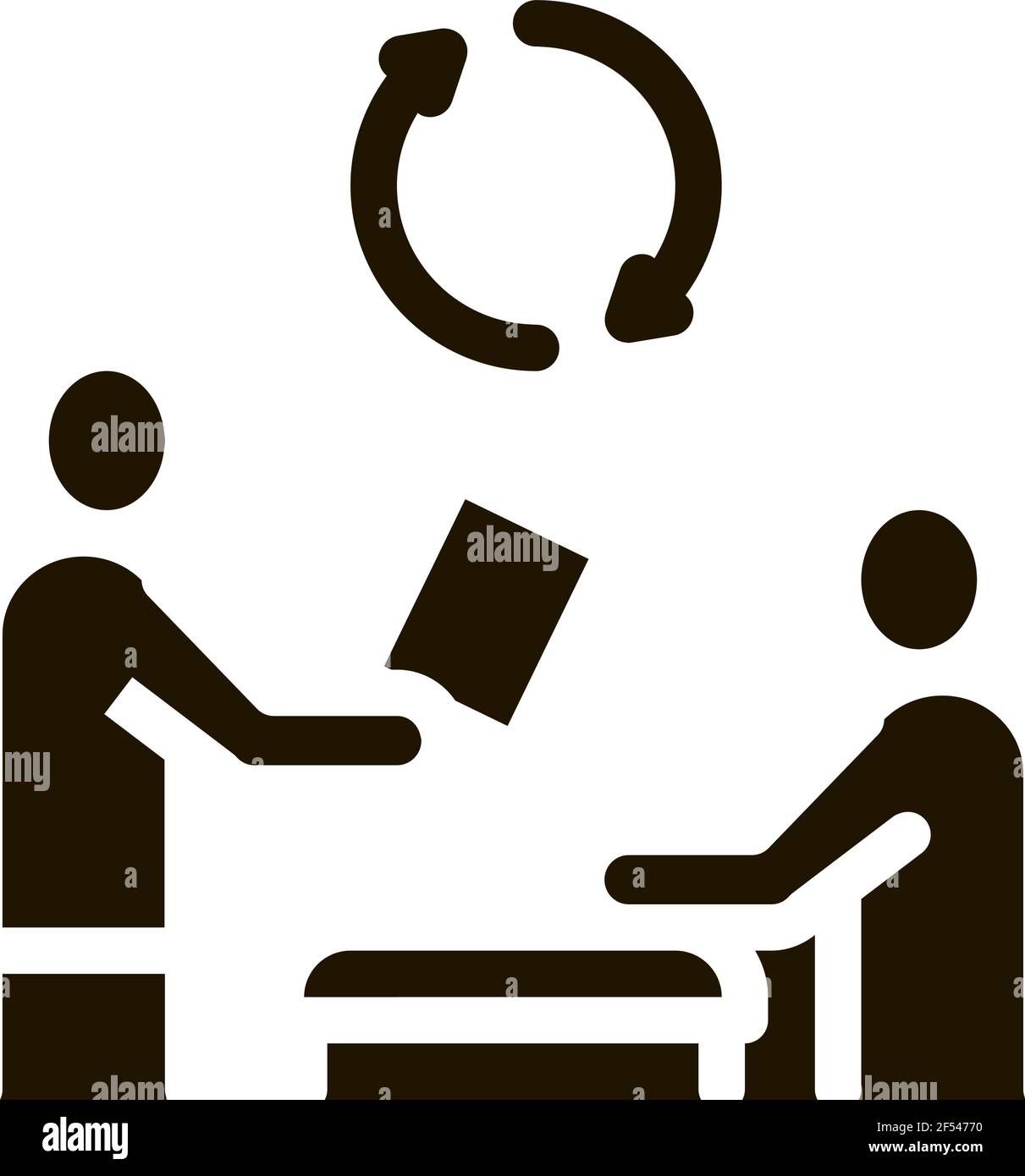 disk formatting icon Vector Glyph Illustration Stock Vector Image & Art ...