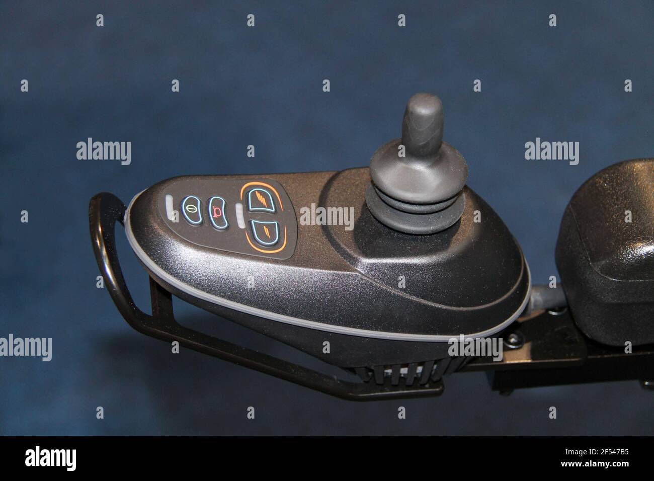 The Electric Hand Controls of a Mobility Scooter Stock Photo - Alamy