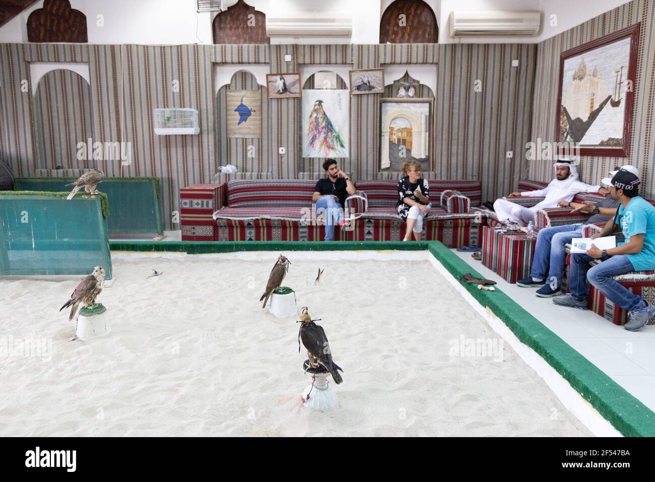 Falcon Souq, Doha, Qatar Stock Photo - Alamy