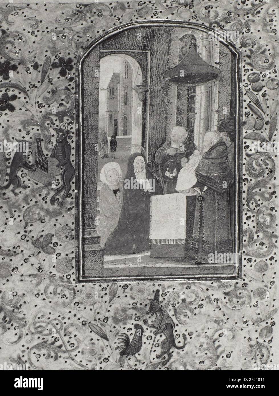 Horarium Latinum (Hourbage), called Dresdner Prayerbuch Stock Photo - Alamy