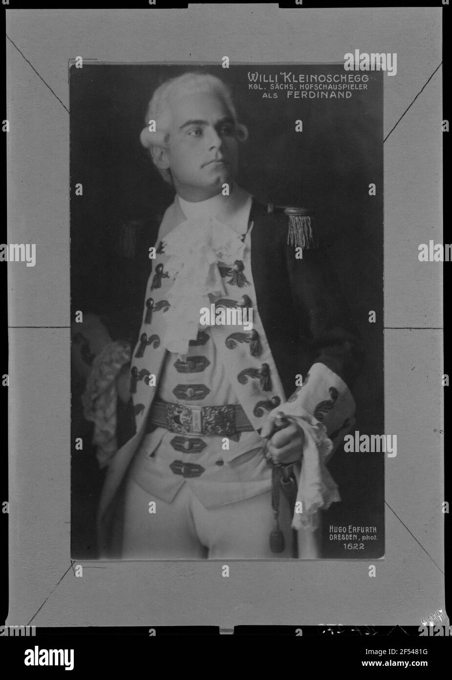 Willi Kleinschegg as Ferdinand Stock Photo - Alamy
