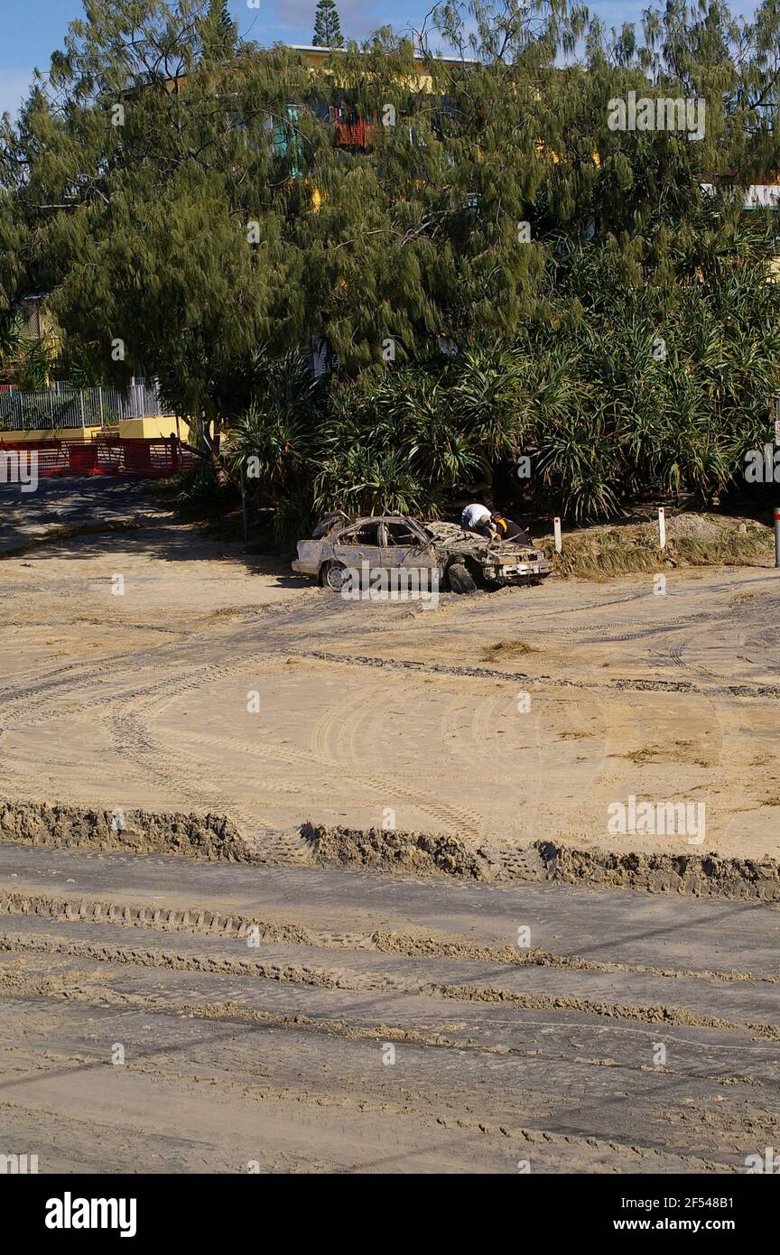 Gold Coast Australia. Sunny after a storm causing damage along the ...