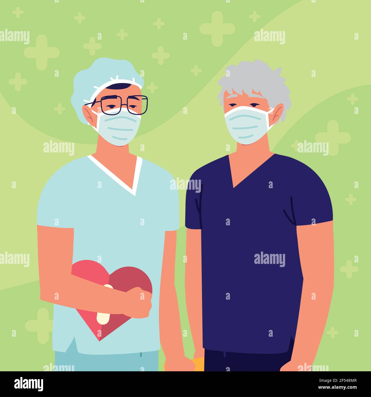 male nurses staff Stock Vector Image & Art - Alamy