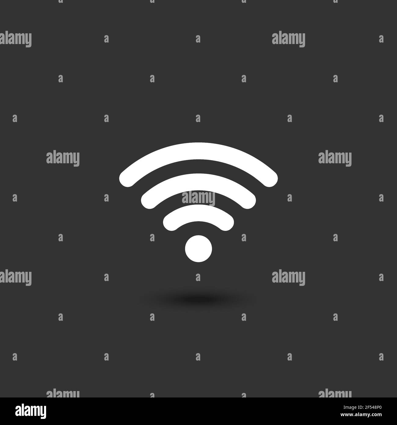 Wifi icon vector illustrator. 1280x1280 pixels with status connection ...
