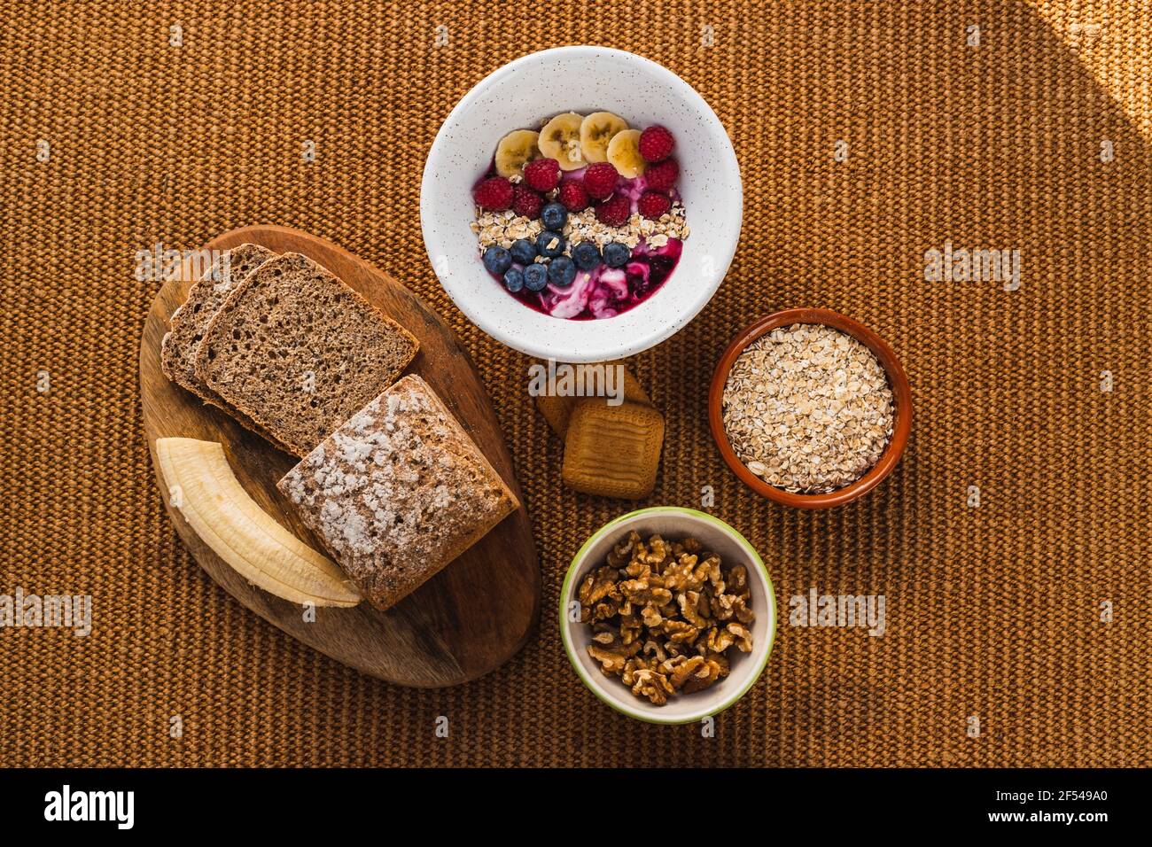 Bio healthy breakfast granola hi-res stock photography and images - Alamy