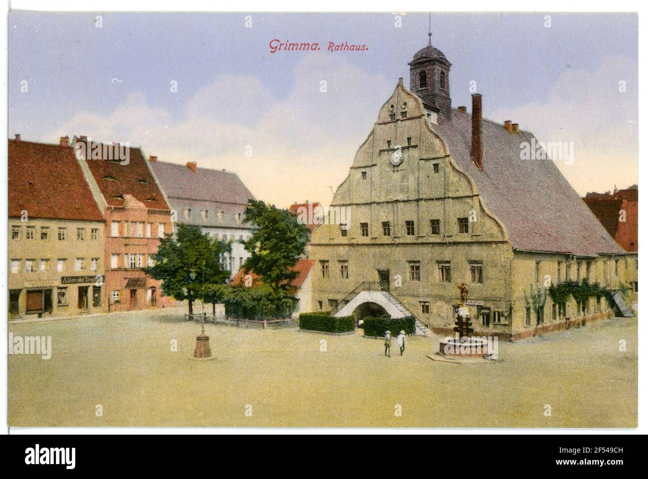 Town hall square old Cut Out Stock Images & Pictures - Alamy