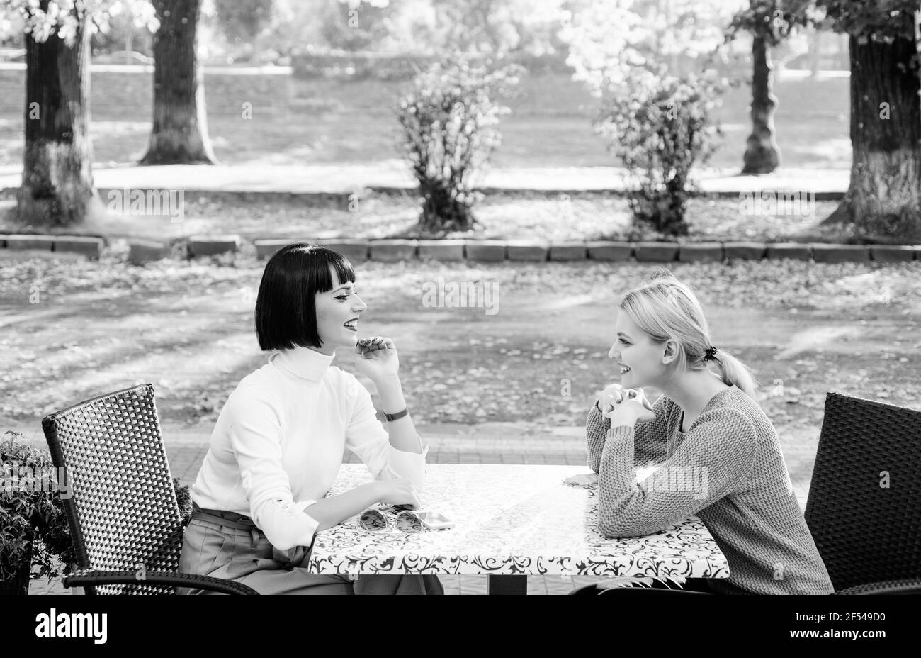 Friendship meeting. Togetherness and female friendship. True friendship ...