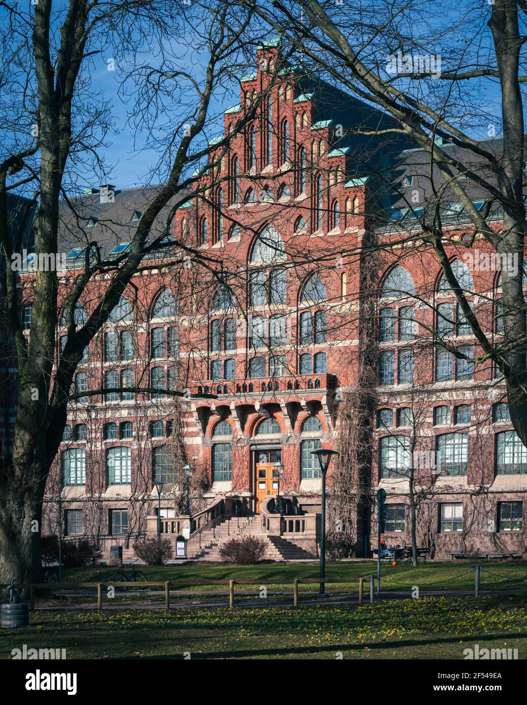 Exterior university library lund university hi-res stock photography ...