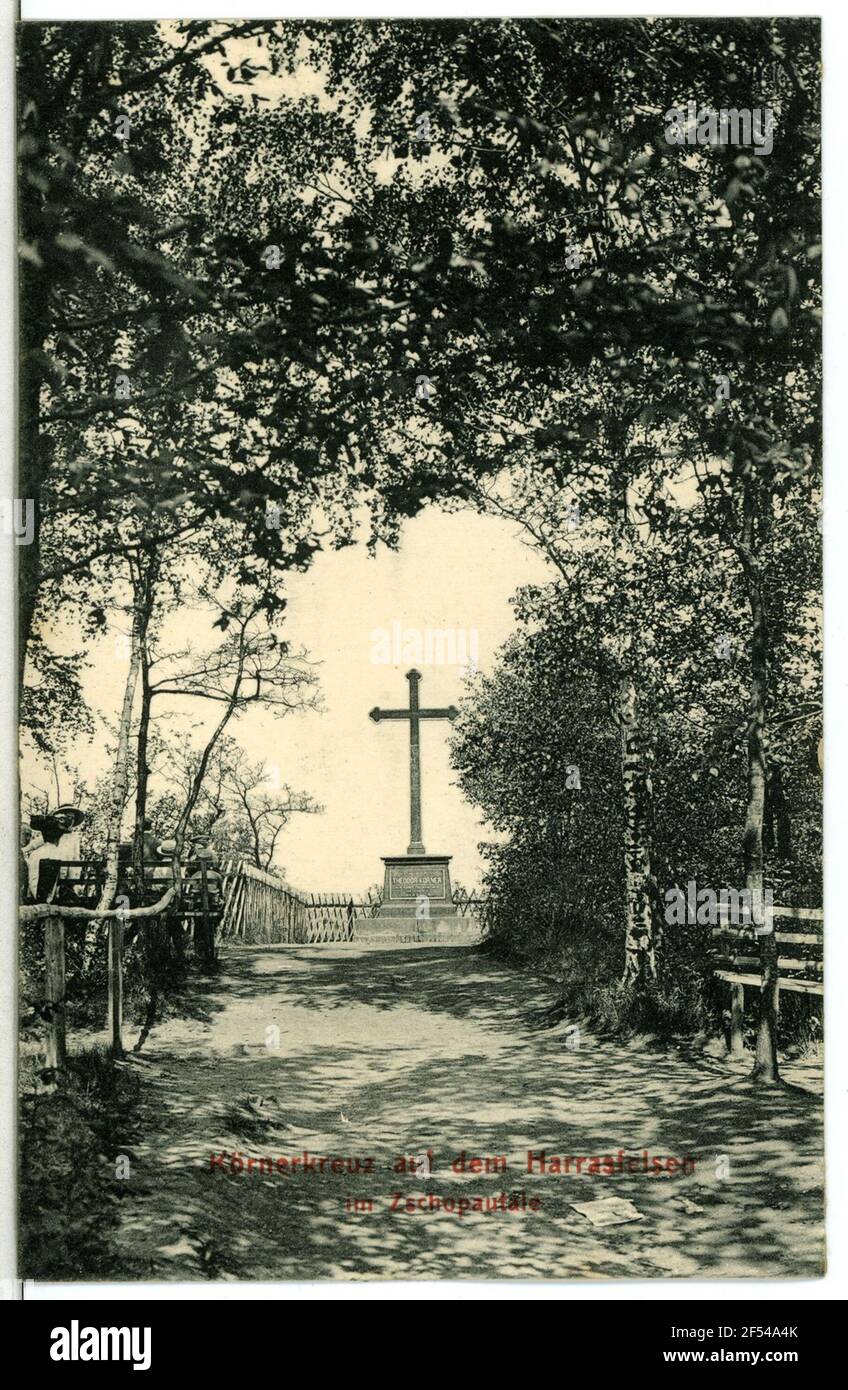 Grain cross on the Harrasfelsen Zschopautal. Grain cross on the ...