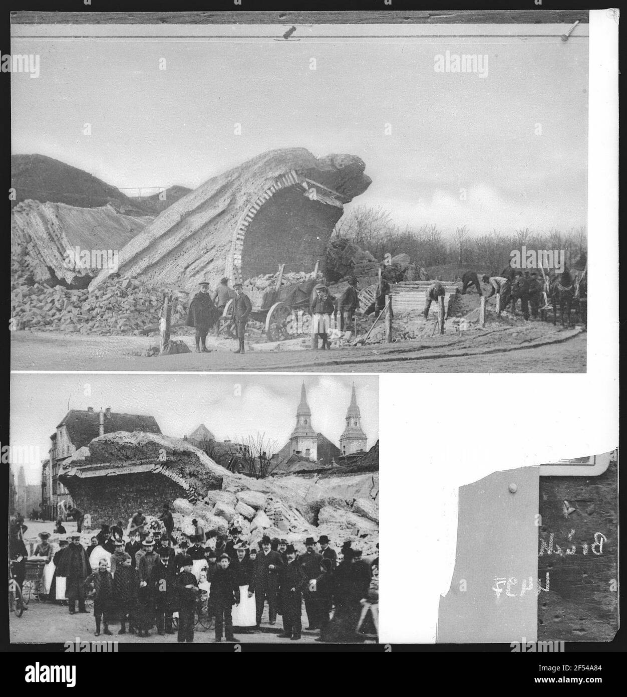 Glogau. Prussian gate after the blasting Stock Photo - Alamy