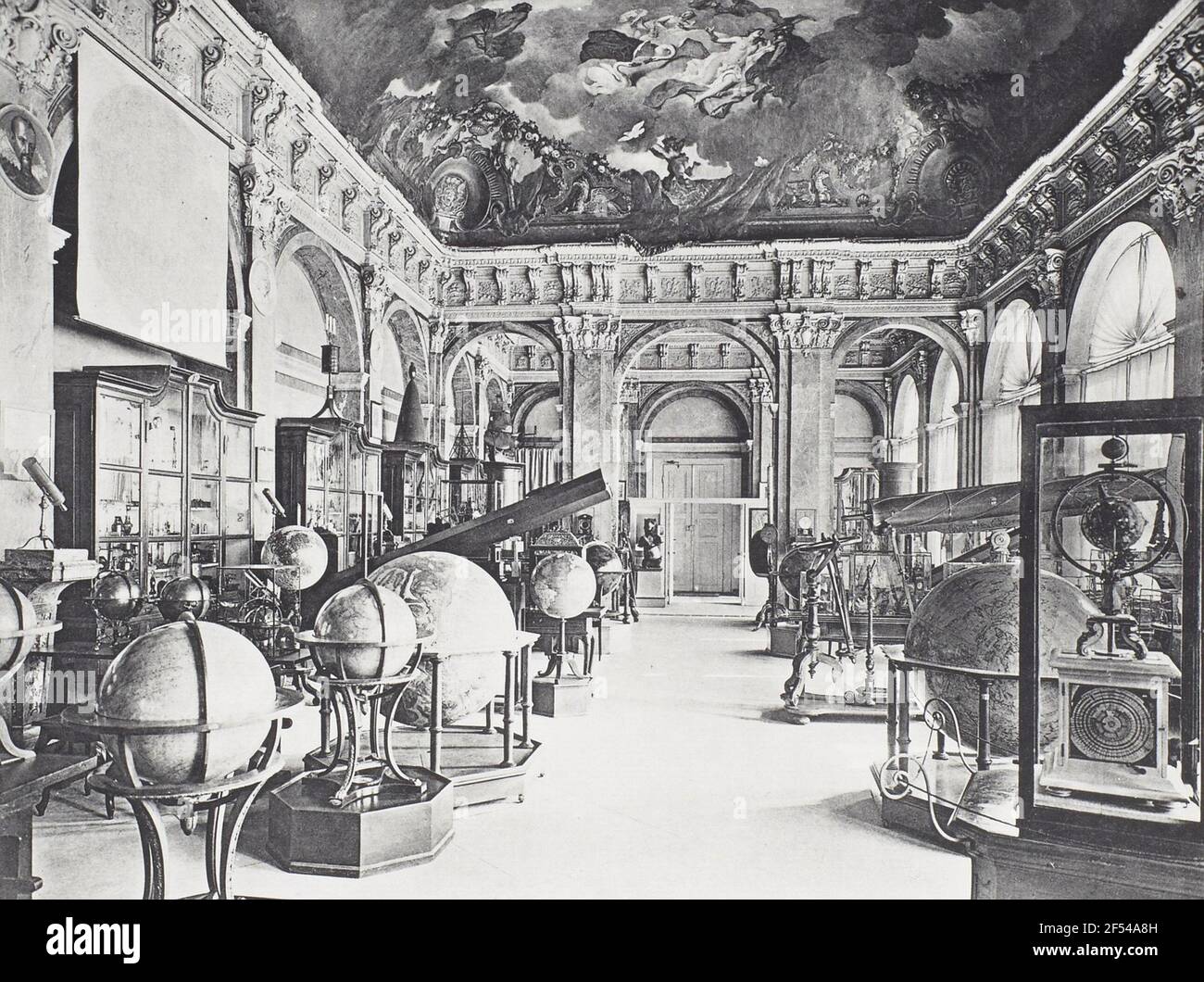 Mathematical-physical salon. inside view Stock Photo - Alamy