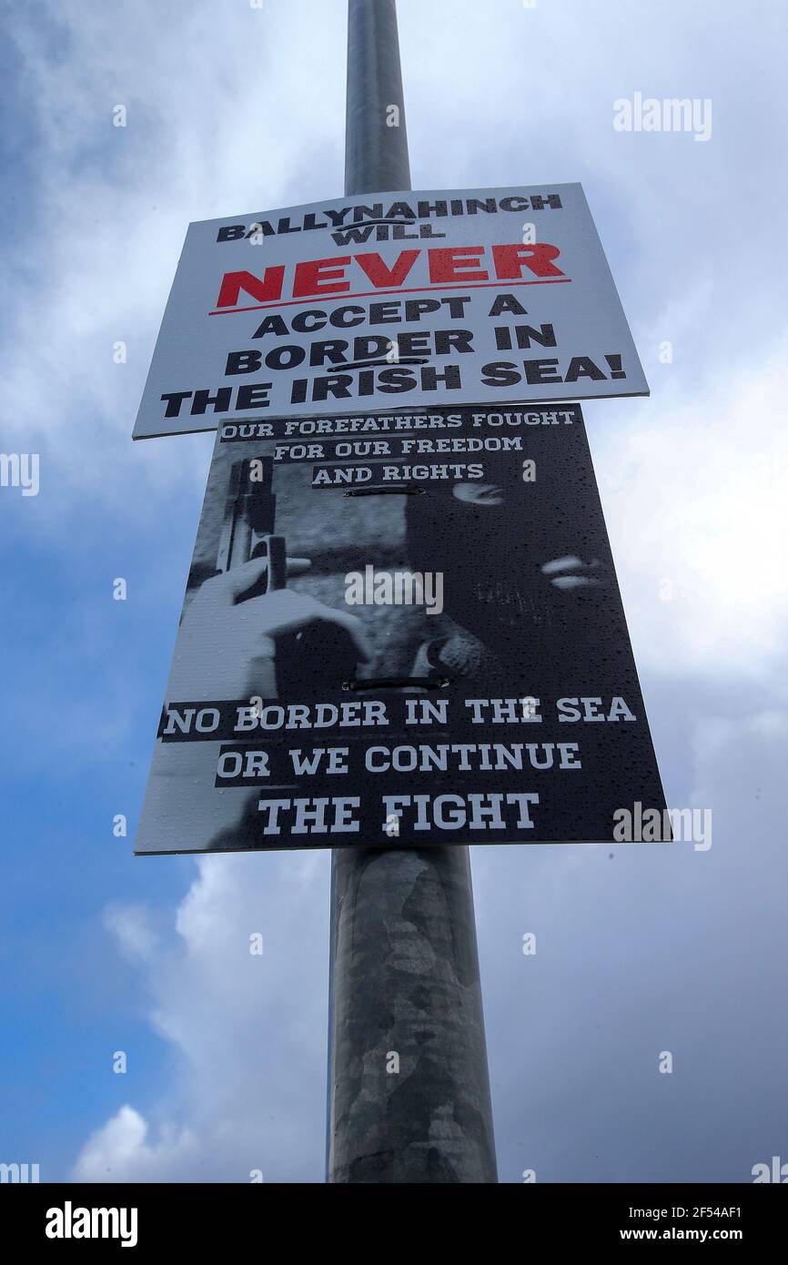 No to irish sea border hi-res stock photography and images - Alamy