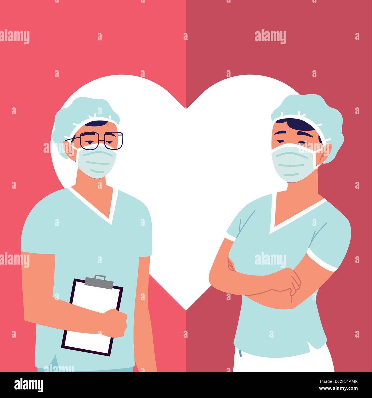 professional nurses cartoon Stock Vector Image & Art - Alamy