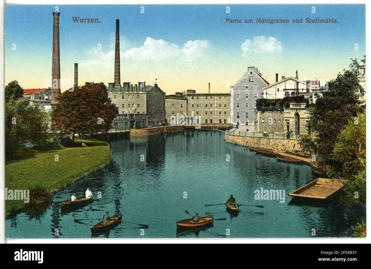 Mühlgraben and city mill with rowing stains Spice up. Mühlgraben and ...