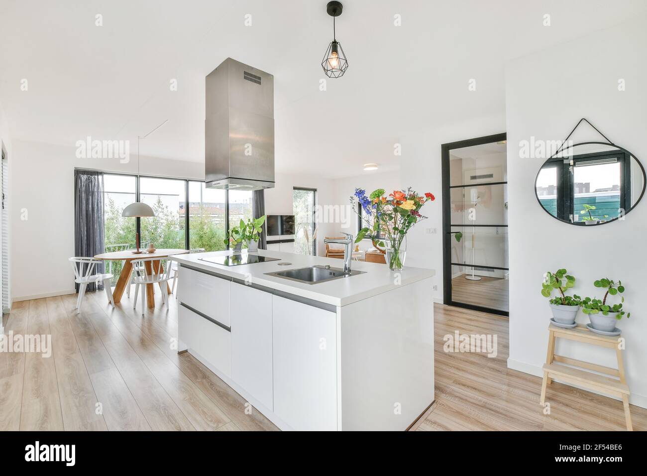 Modern kitchen design Stock Photo - Alamy