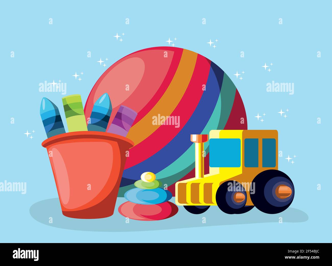 kids toys cartoon Stock Vector Image & Art - Alamy