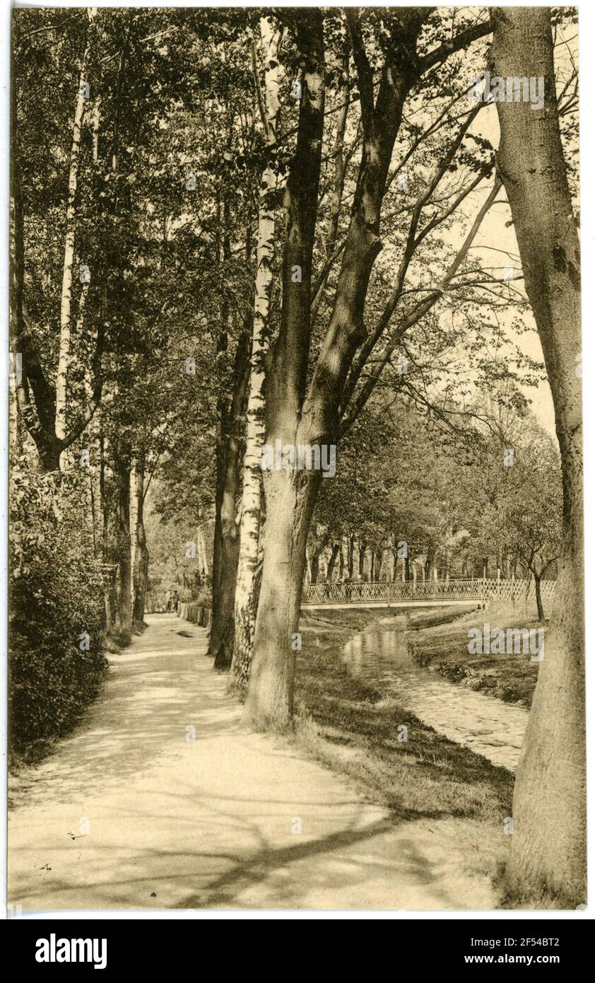 Promenade Radeburg. Promenade Stock Photo - Alamy