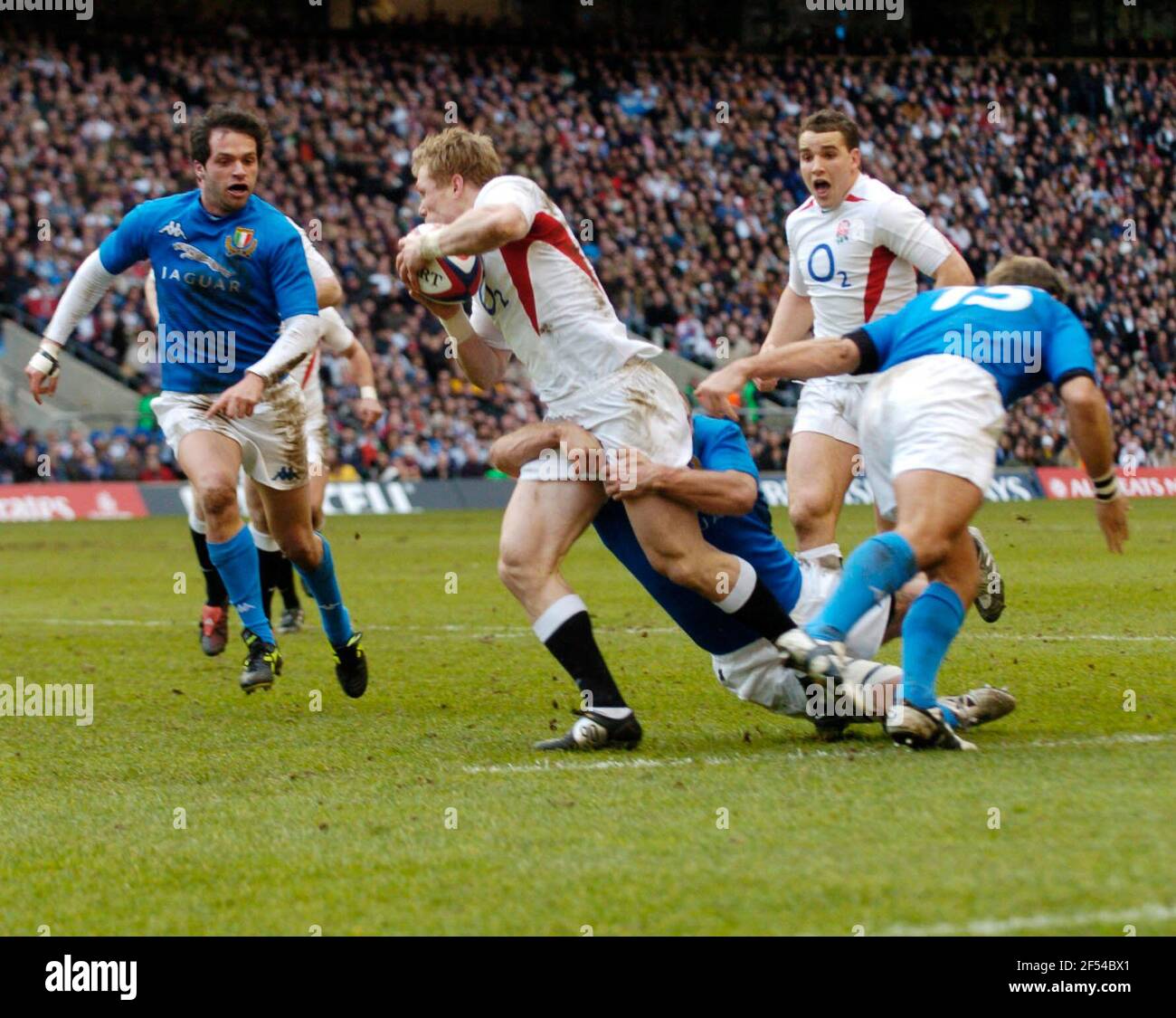SIX NATIONS ENGLAND V ITALY 12/3/3005 PICTURE DAVID ASHDOWN RUGBY ...