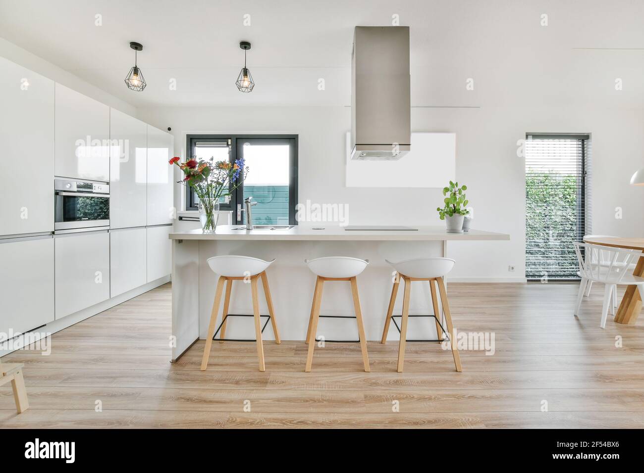 Modern kitchen design Stock Photo - Alamy