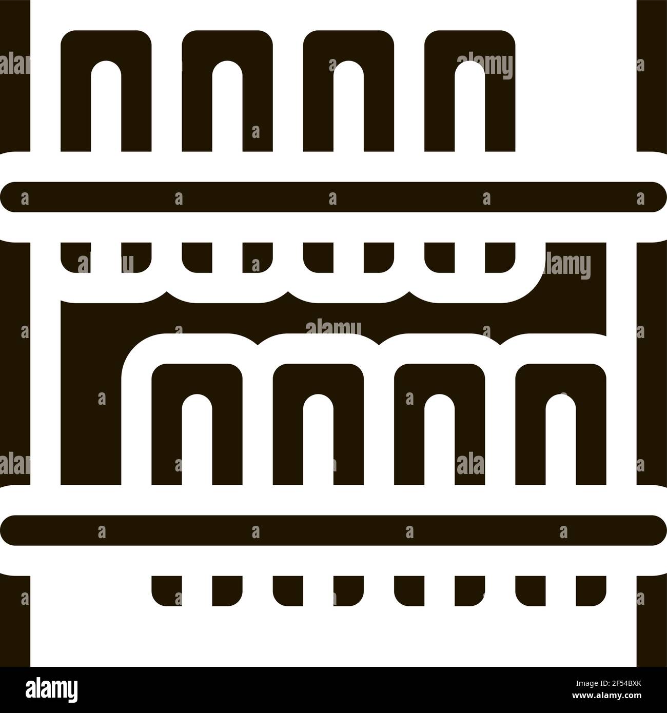 tire warehouse icon Vector Glyph Illustration Stock Vector Image & Art ...