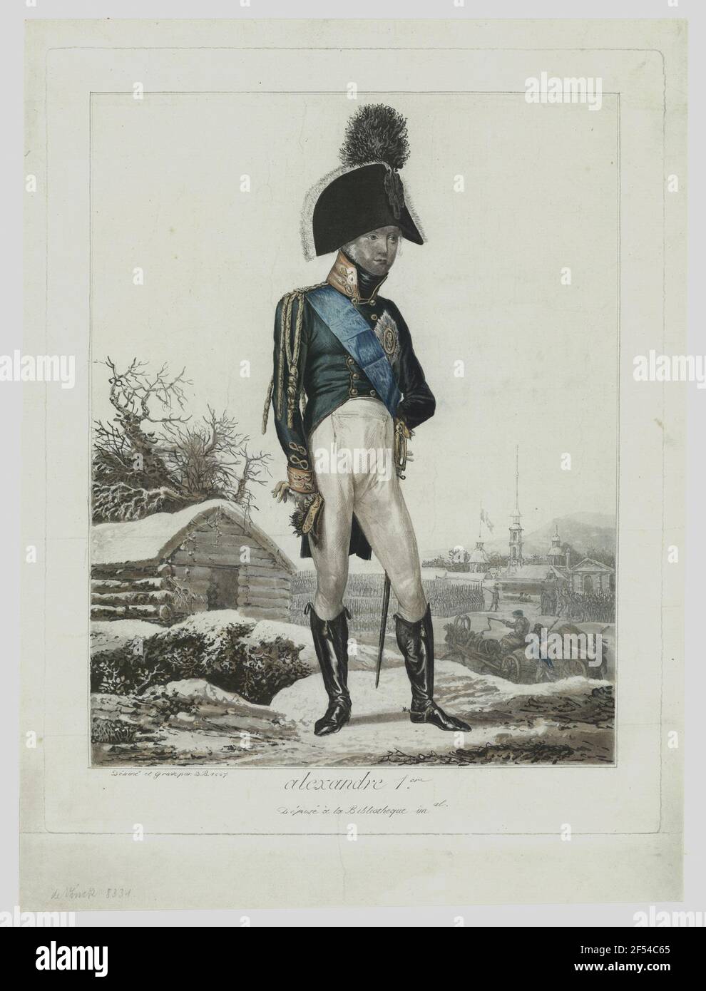 Portrait of Alexander I Stock Photo - Alamy