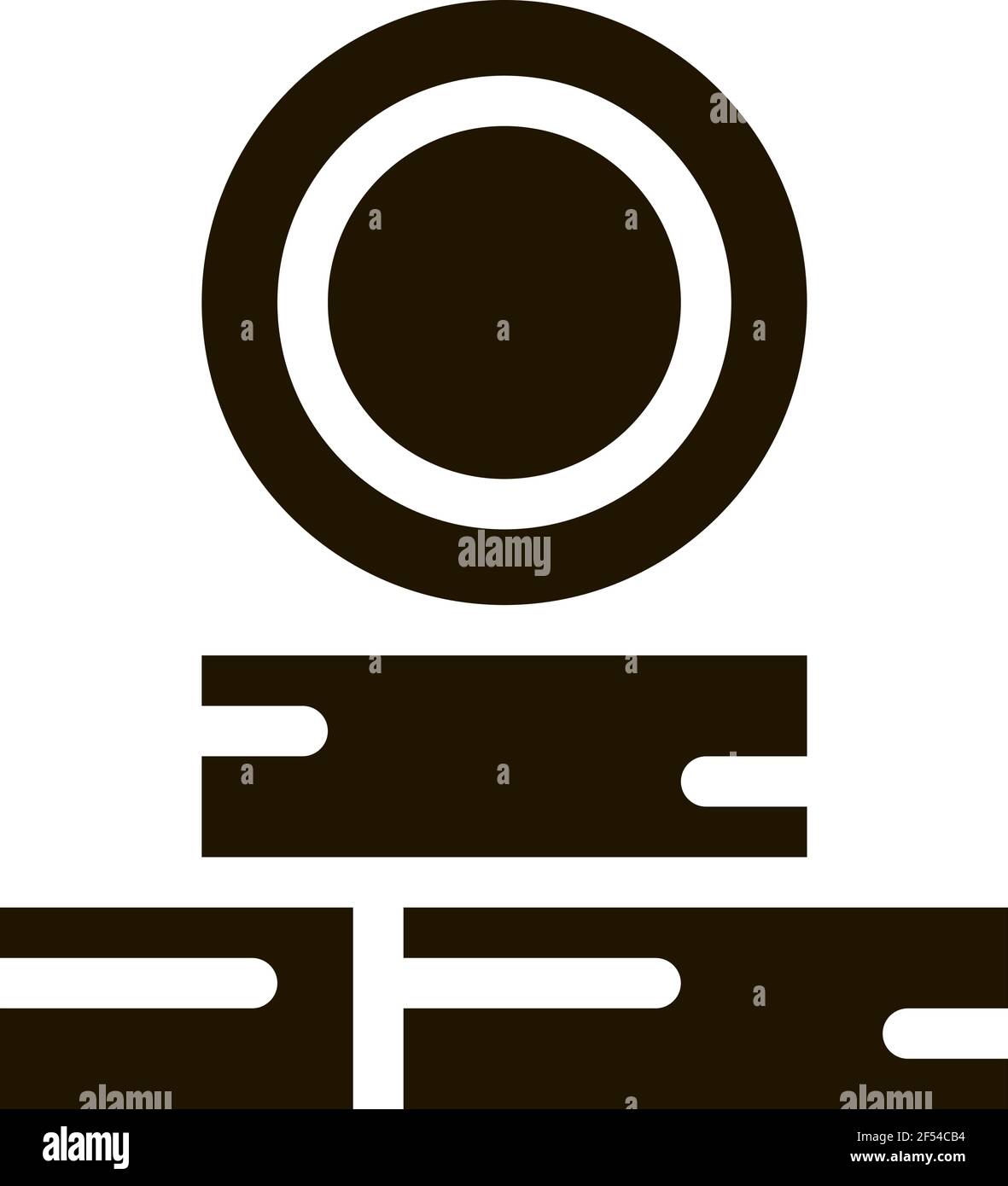 tire repair point icon Vector Glyph Illustration Stock Vector Image ...