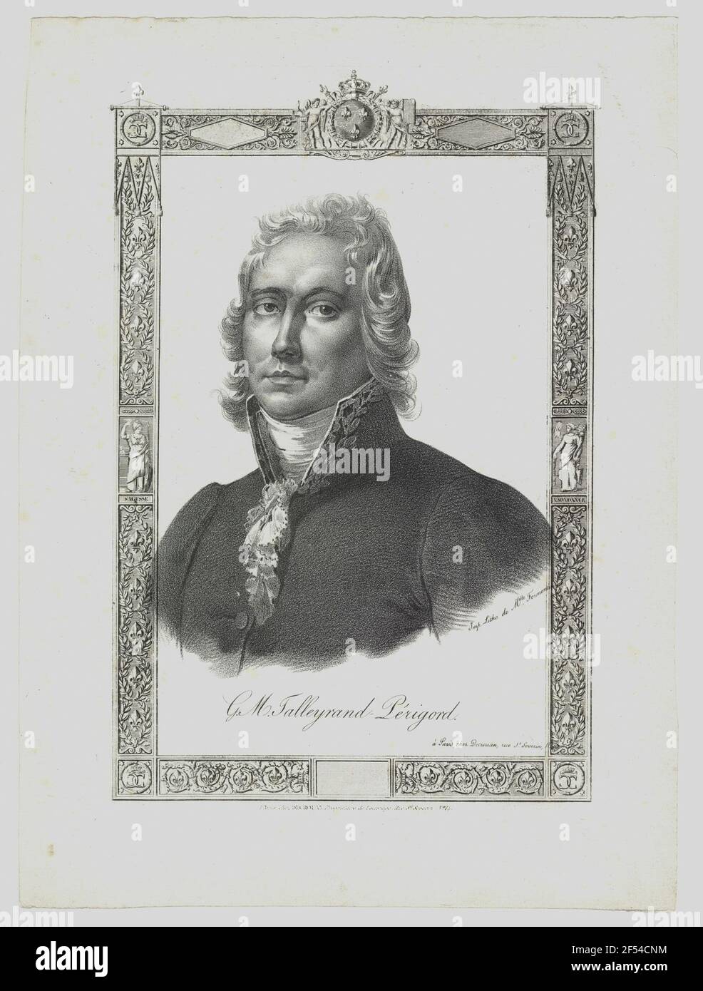 Portrait of Talleyrand Stock Photo - Alamy