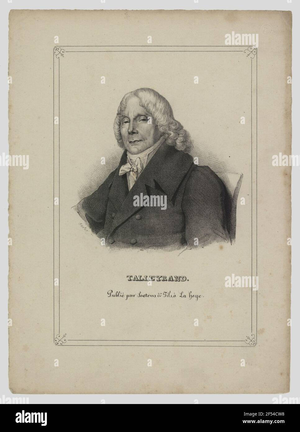 Portrait of Talleyrand Stock Photo - Alamy