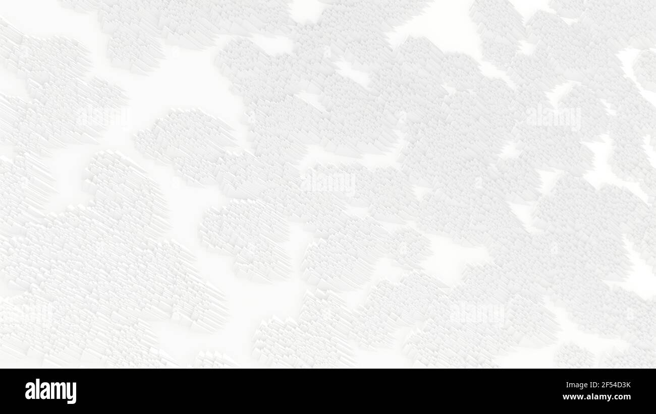 Light white-gray background with triangular pyramid relief forms, 3d ...