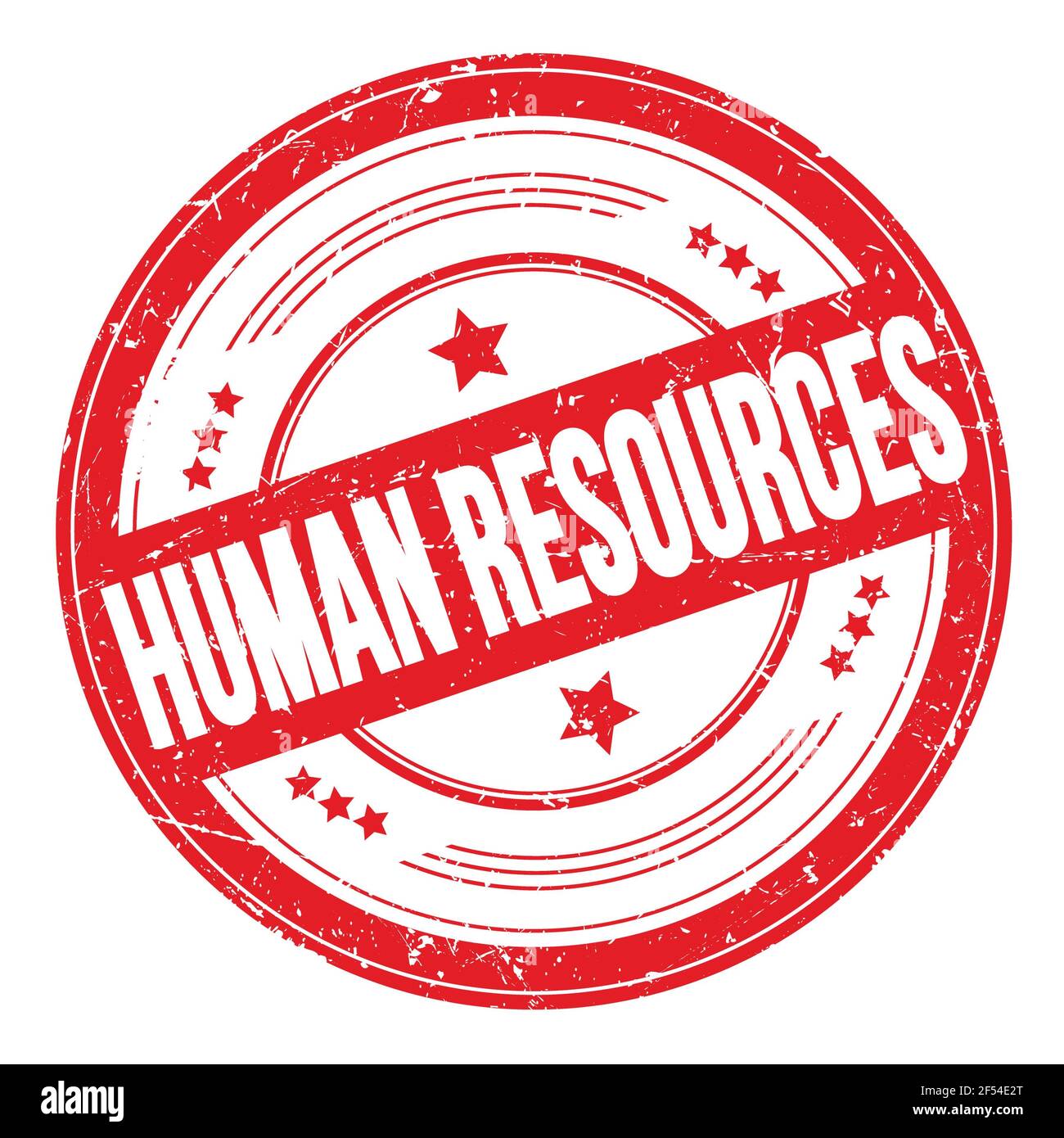 HUMAN RESOURCES text on red round grungy texture stamp Stock Photo - Alamy
