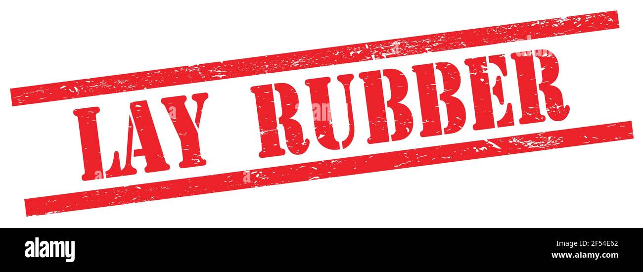 Lay rubber word hi-res stock photography and images - Alamy
