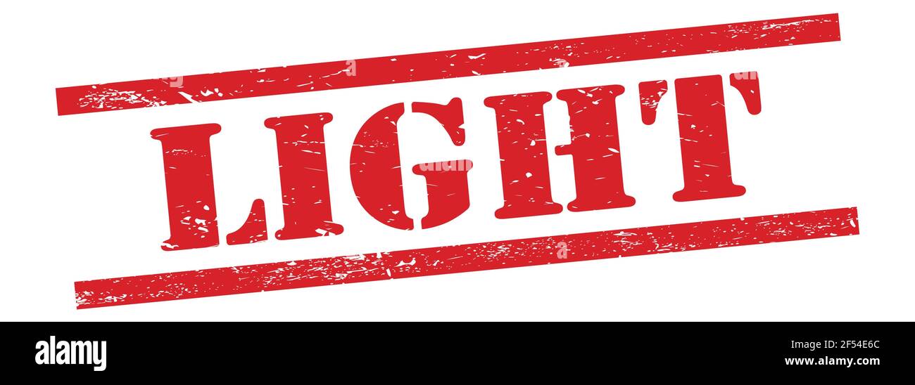 LIGHT text on red grungy vintage rubber stamp Stock Photo - Alamy