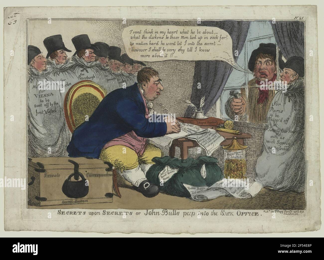 Charles Fox as a traitor England Stock Photo - Alamy