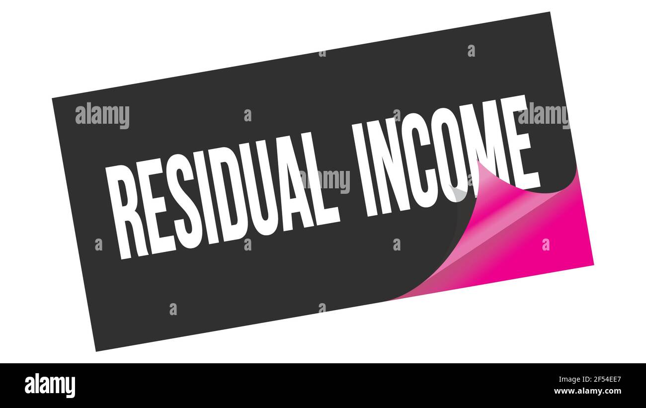 Residual Income High Resolution Stock Photography and Images - Alamy