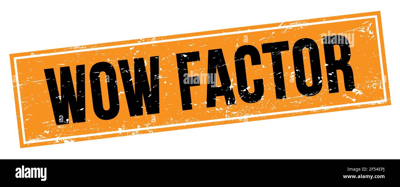 Wow factor stamp hi-res stock photography and images - Alamy
