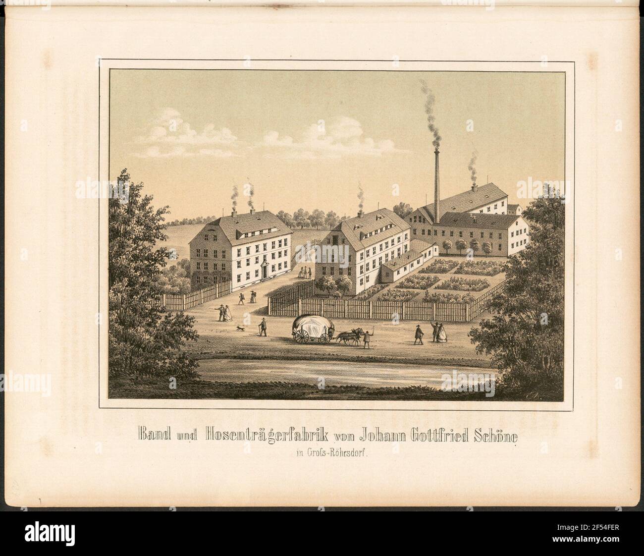 Band and trouser factory by Johann Gottlieb Beautiful in Gross ...
