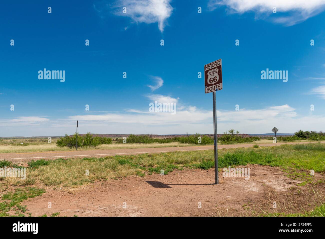 Tucumcari, New Mexico - July 9, 2014: View of the original historic ...